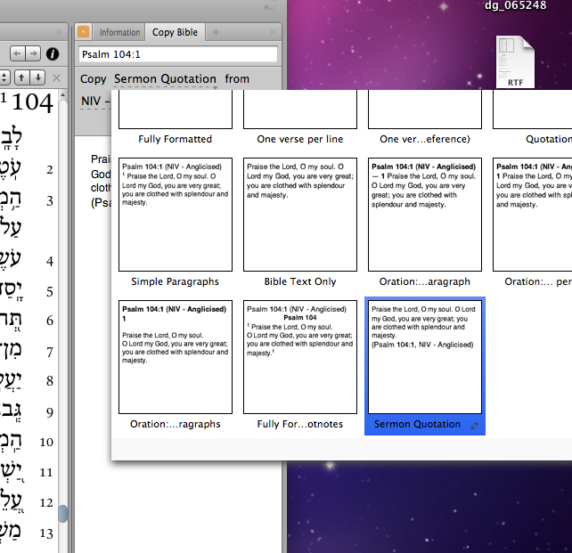 Beta 2 – Bug? in Copy Bible Verses — Logos Community